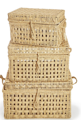 Hand-Crafted Jute Rope Trunks – Emerald Layne